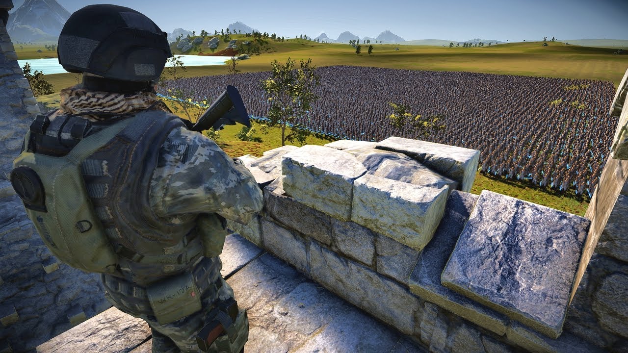 50,000 Modern Soldiers vs 60,000 Jedi - UEBS 2 - YouTube