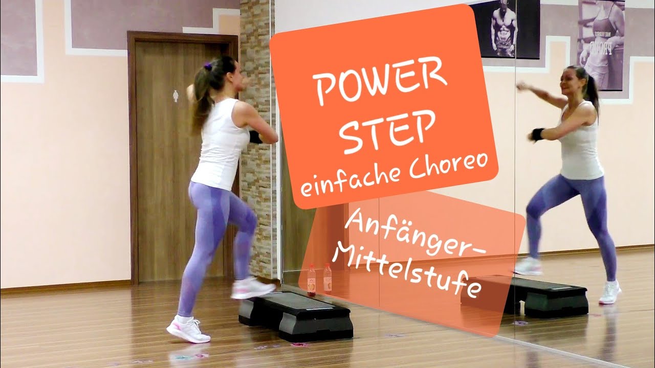 Power Step für Anfänger bis Mittelstufe, easy step choreo, Step AF-MS ...