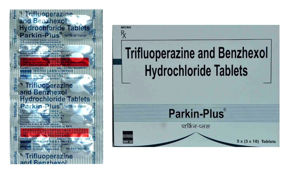 Parkin Plus Tablet Uses + All Drtails - Trifluoperazine & Benzhexol ...