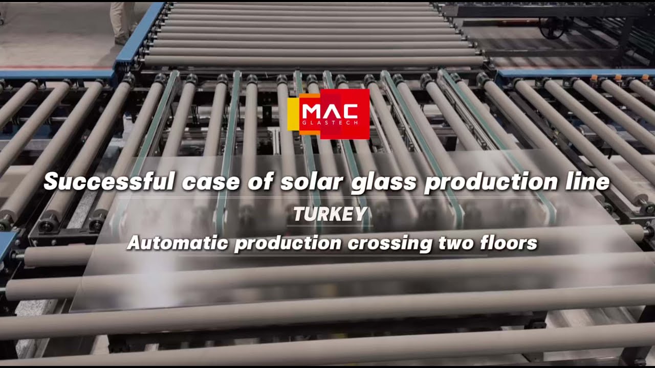 Successful case of solar glass production line Automatic production ...