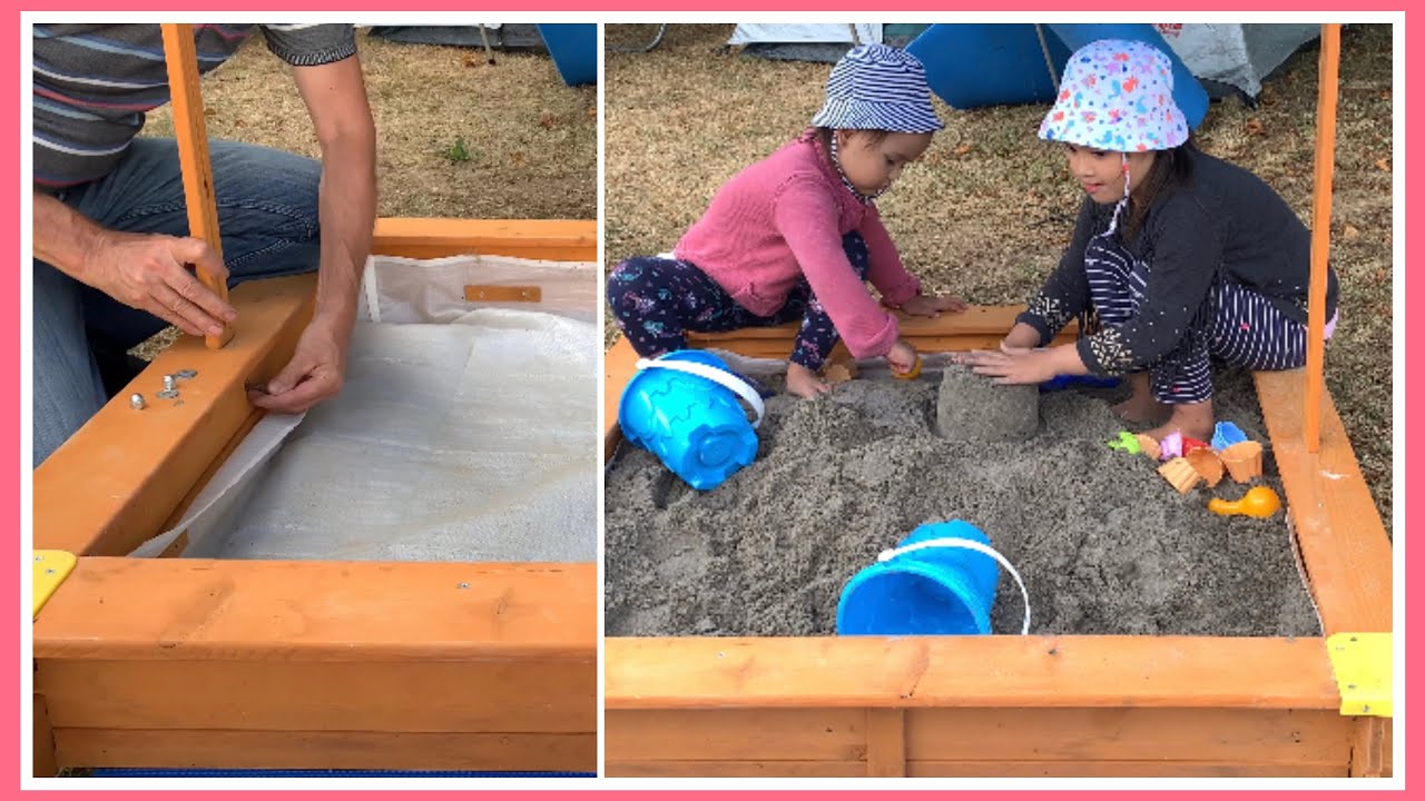 Building Sandbox For Kids | Playing Sand | Summer Fun | ZZ Funtime ...