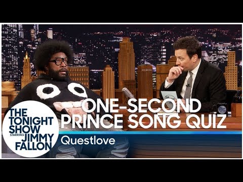 One-Second Prince Song Quiz with Questlove - YouTube