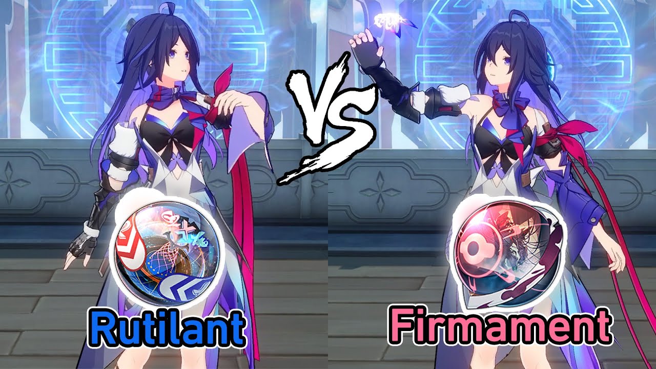 Seele New Relic Firmament Frontline vs Rutilant Arena Damage Comparison ...