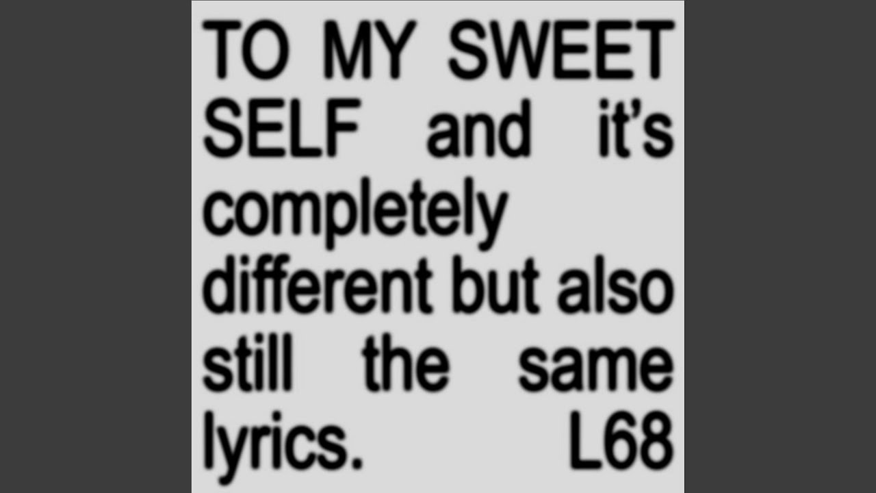 To My Sweet Self (Remix Version) - YouTube
