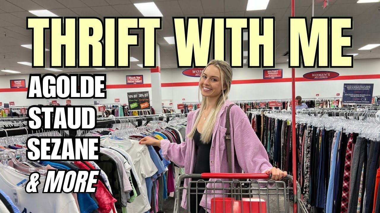 Thrifting at *FIVE* Thrift Stores | Thrift with Me + See All the Scores - YouTube