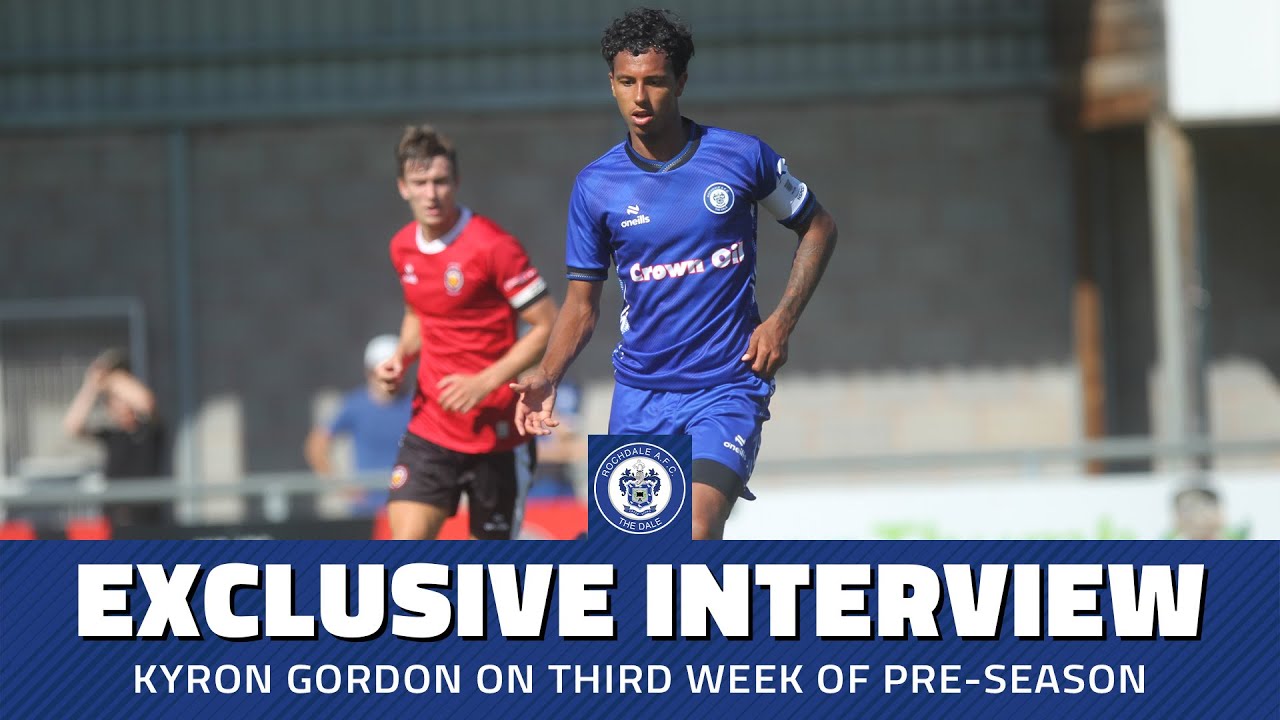 Kyron Gordon Talks All Things Pre-Season - YouTube