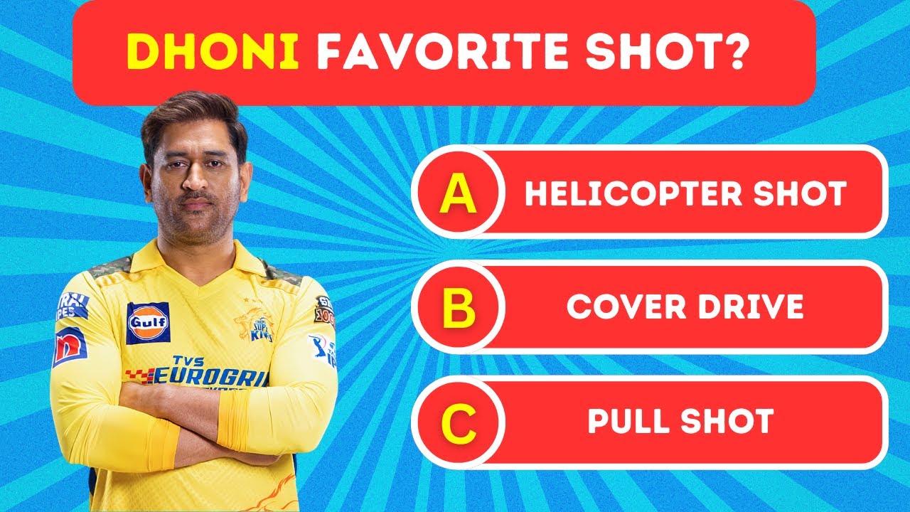 MS Dhoni Quiz | Test Your Knowledge with This Quiz | MS Dhoni Trivia ...
