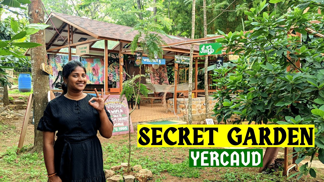 Yercaud Secret Garden Cafe 🍔😋 | Yercaud Restaurant | Tamil Travel Vlog ...