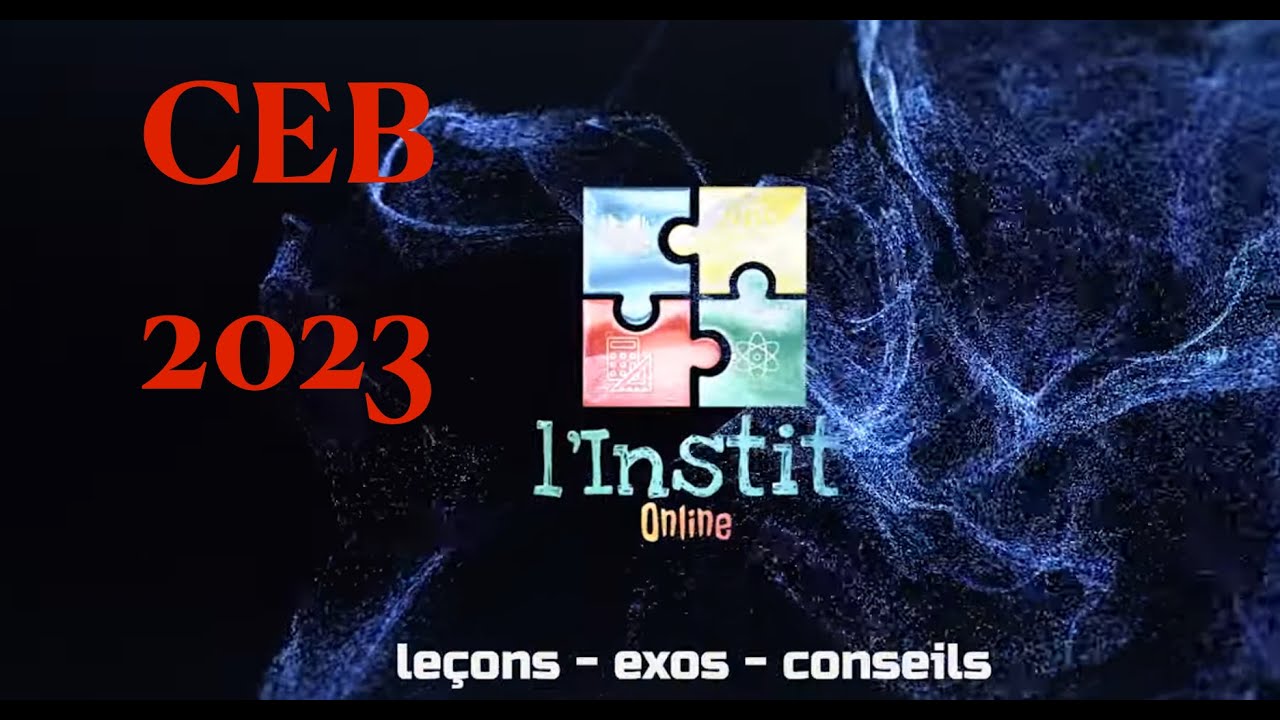 Instit Online CEB 2023 1er conseils (méthodologie et un site génial !) - YouTube