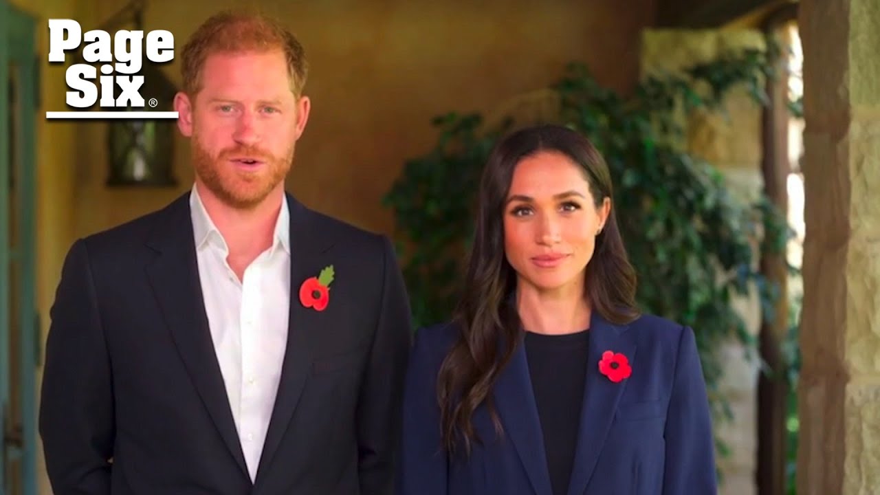 Prince Harry and Meghan Markle look stiff in first joint appearance in nearly 2 months - YouTube