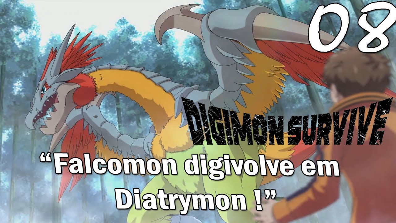 DIGIMON SURVIVE (Falcomon digivolve para Diatrymon) - Ep. 08 - YouTube