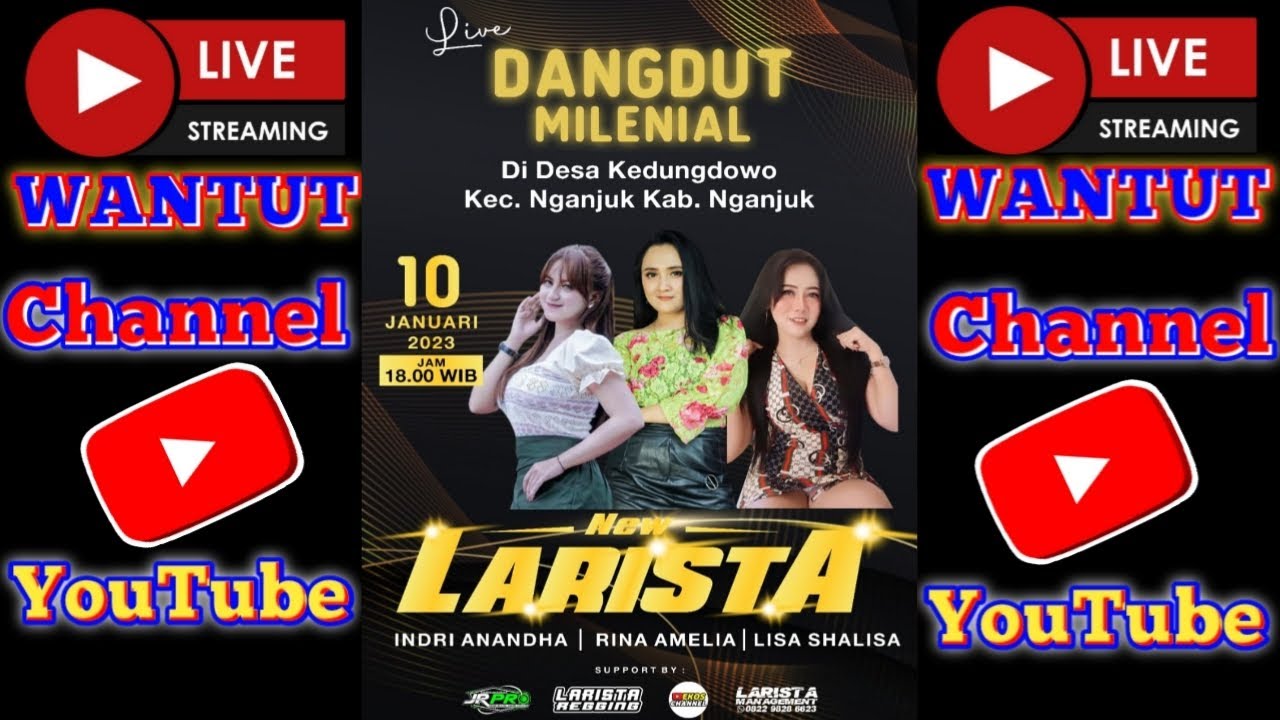 🔵Live Streaming Hari Ini NEW LARISTA ‼️ DANGDUT MILENIAL - YouTube