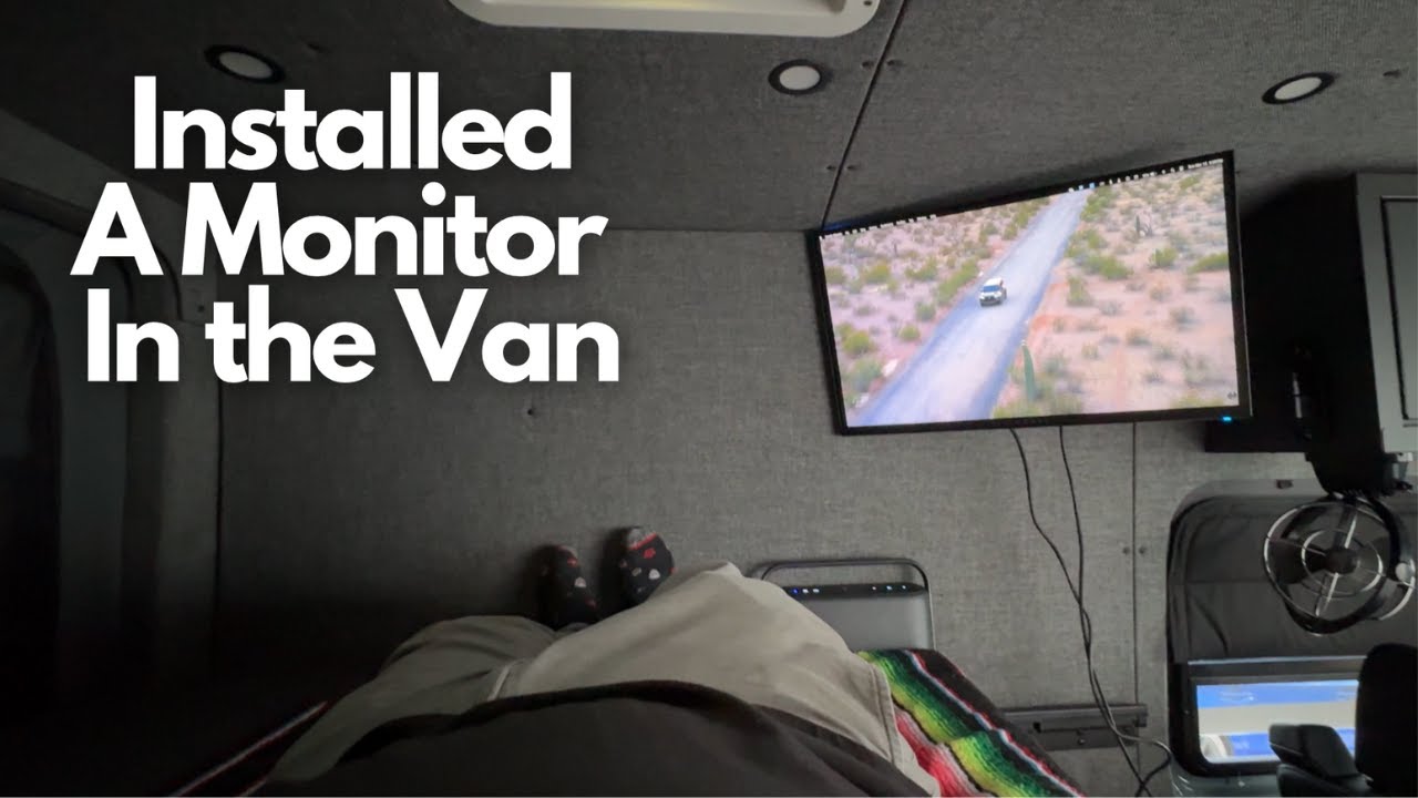 Installing TV/Monitor in the Sprinter Van - YouTube