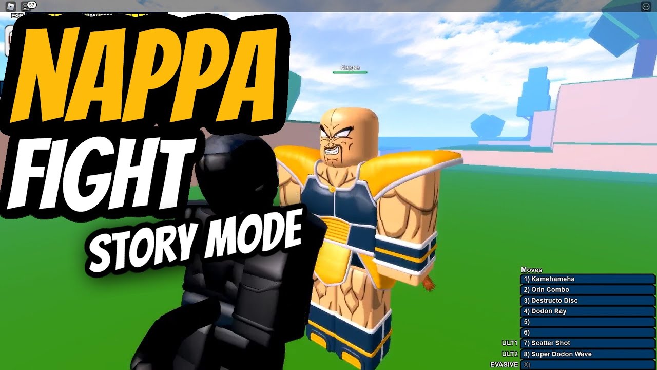 DBZ Online Generations | Nappa Fight Story Mode | Ki Build - YouTube