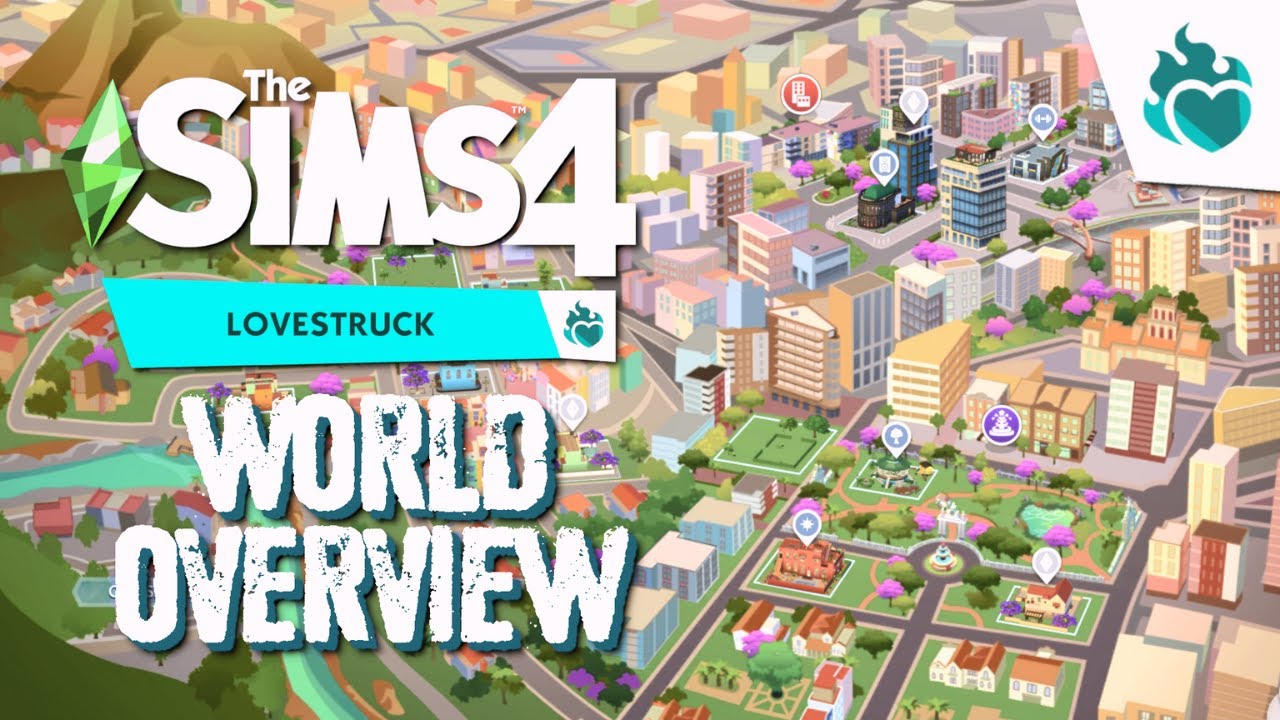this WORLD is GORGEOUS! 😍💋 The Sims 4: LOVESTRUCK | Early Access Overview - YouTube