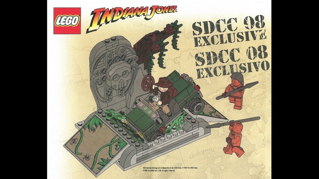 LEGO Instructions | Indiana Jones | COMCON002 | BrickMaster (SDCC 2008 ...