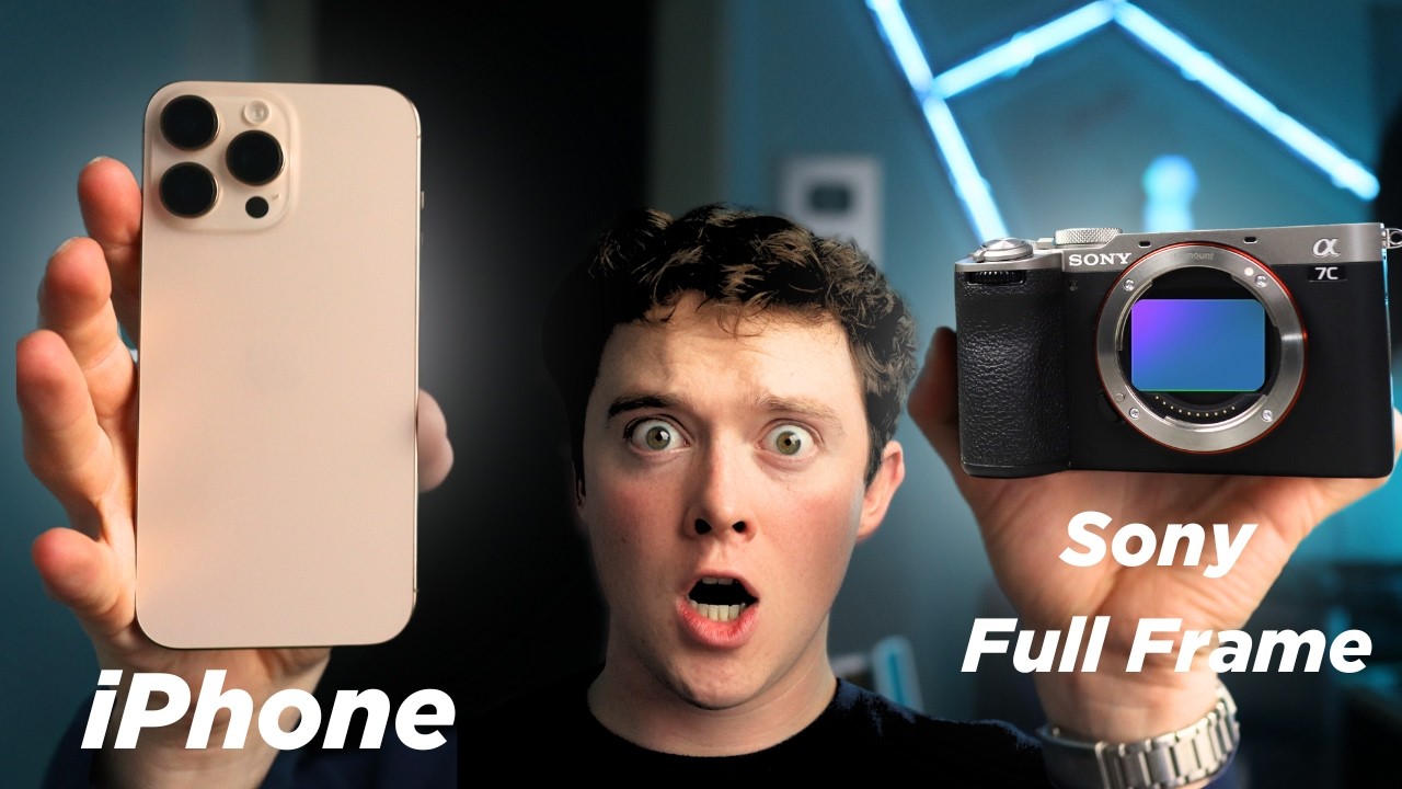 iPhone 16 Pro Max VS Sony A7C ii Full Frame - Camera Comparison - YouTube