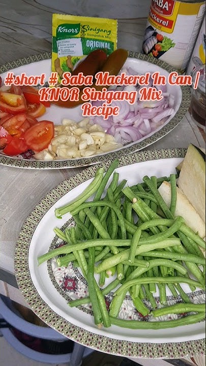 #short# Sinigang na Saba Fish Mackerel In Can Recipe - YouTube