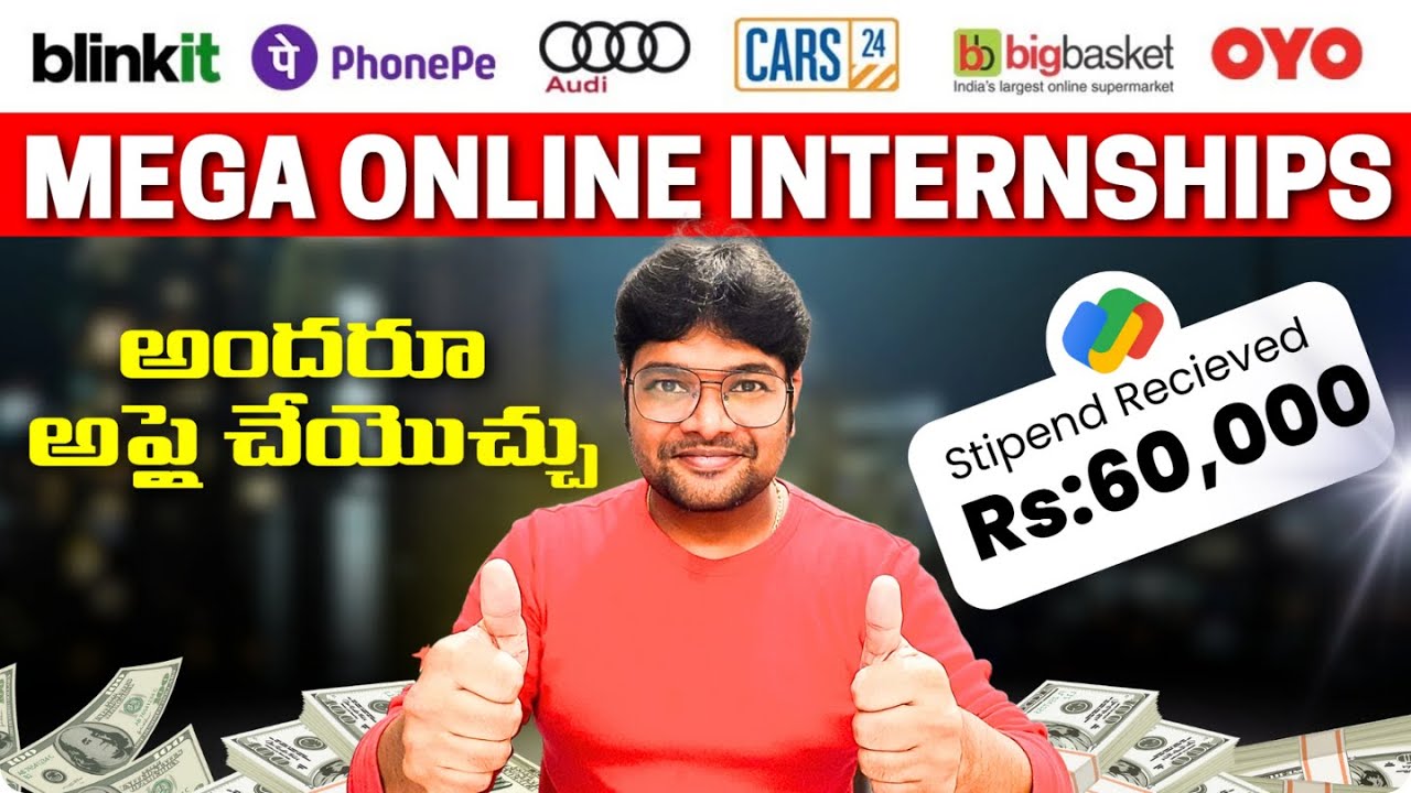 Free Summer Internships Online 😍 Work From Home Internships For All ...