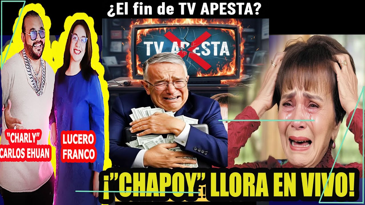 ¡NO PUDO MÁS Y SE QUIEBRA EN VIVO! No nos cierren "TV APESTA" - YouTube