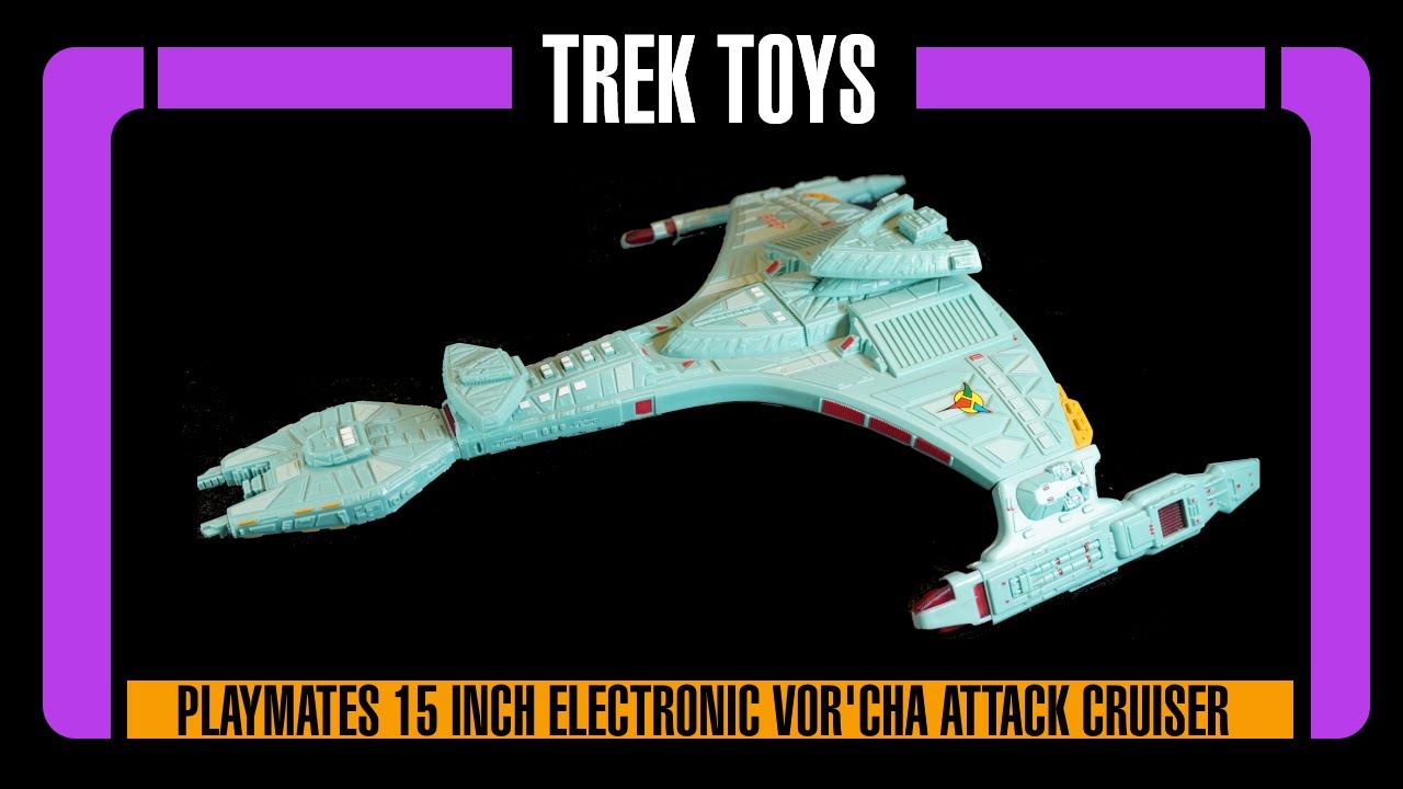 Trek Toys - the Playmates 15 inch 1993 Klingon Vor'Cha Class Attack ...