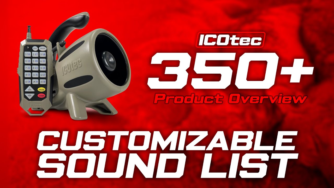 Customize Your Predator Call Sound List - ICOtec 350+ Overview - YouTube
