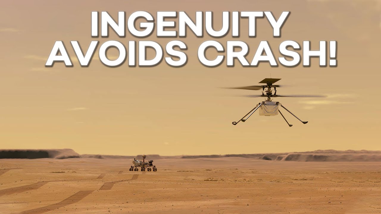 Ingenuity Barely Avoids The Plane Crash! - YouTube