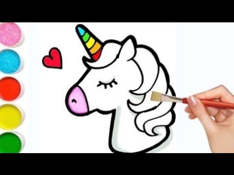 How to draw a unicorn for kids 🦄| unicorn drawing easy | unicorn ki ...