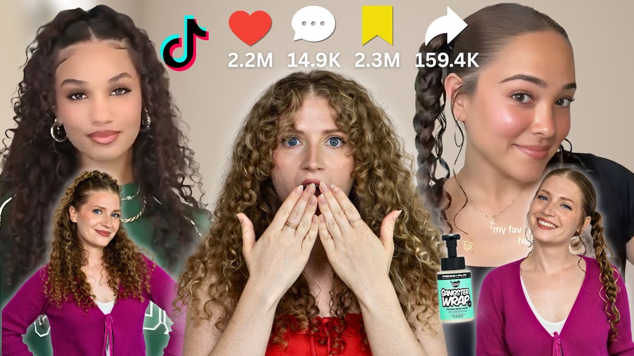 These Curly Hairstyles Went SO Viral...Let’s Recreate Them - YouTube