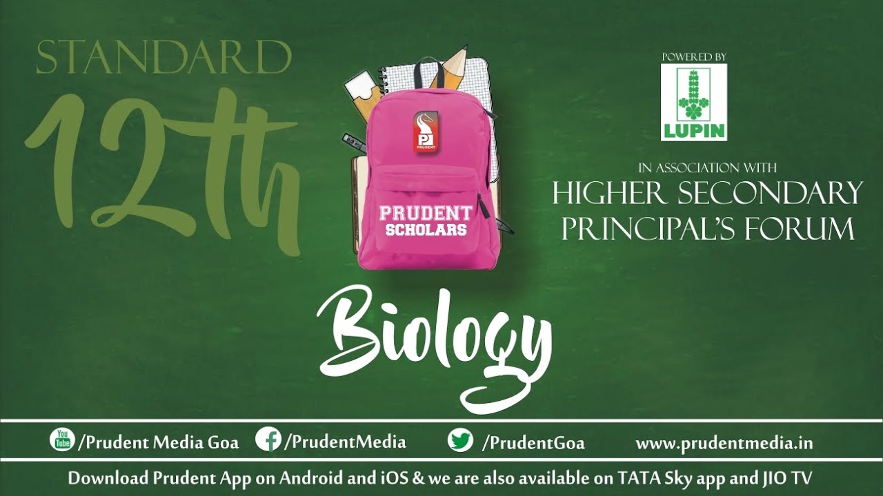 Prudent Scholars 12th Biology Sexual Reproduction In Flowering Plants Part 1 23 July 20