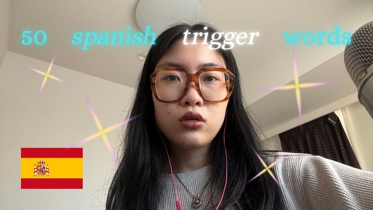ASMR 50 spanish trigger words 🇪🇸 palabras detonantes para dormir - YouTube