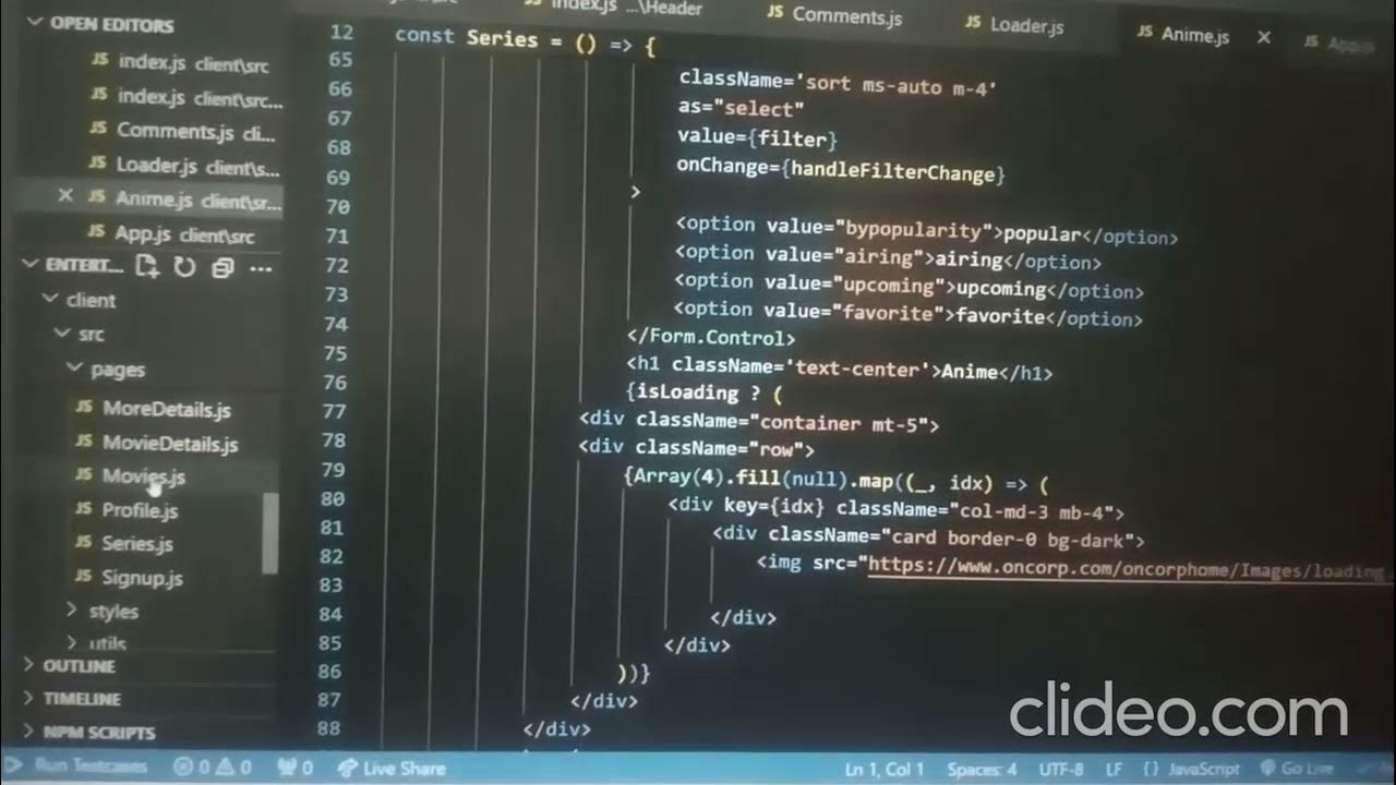 entertainment app capstone full stack project-almabetter - YouTube