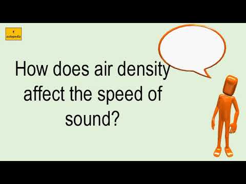 How Does Air Density Affect The Speed Of Sound? - YouTube