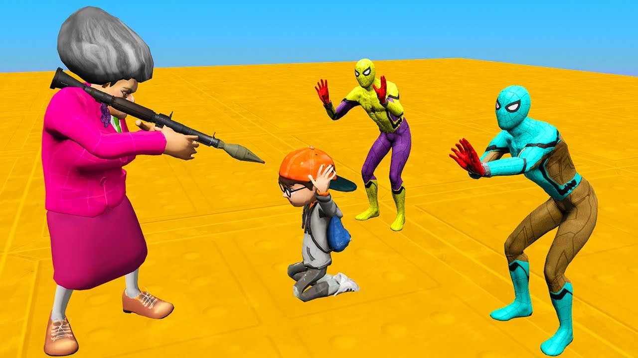 Scary Teacher 3d Misst Vs Spiderman Team Full Episode Game