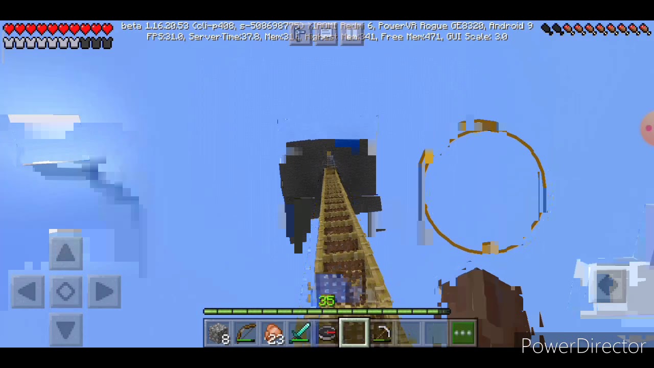 How to make bamboo lift (Minecraft) - YouTube