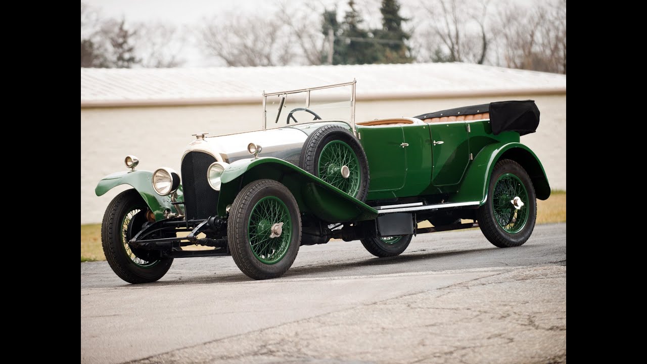 1925 Bentley 3-Litre Tourer by Gurney Nutting $231,000 SOLD! - YouTube