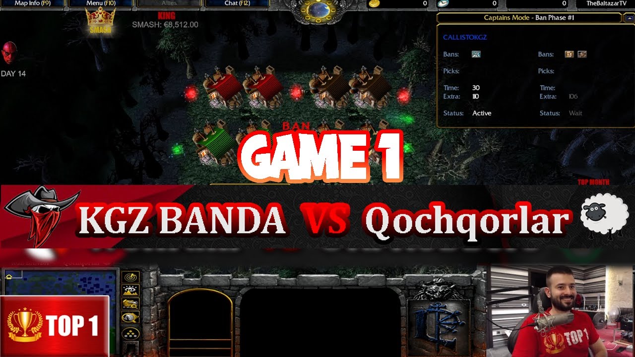 DOTA 🏆TOP 1 - KGZ Banda vs Qochqorlar (GAME 1) Group D - YouTube