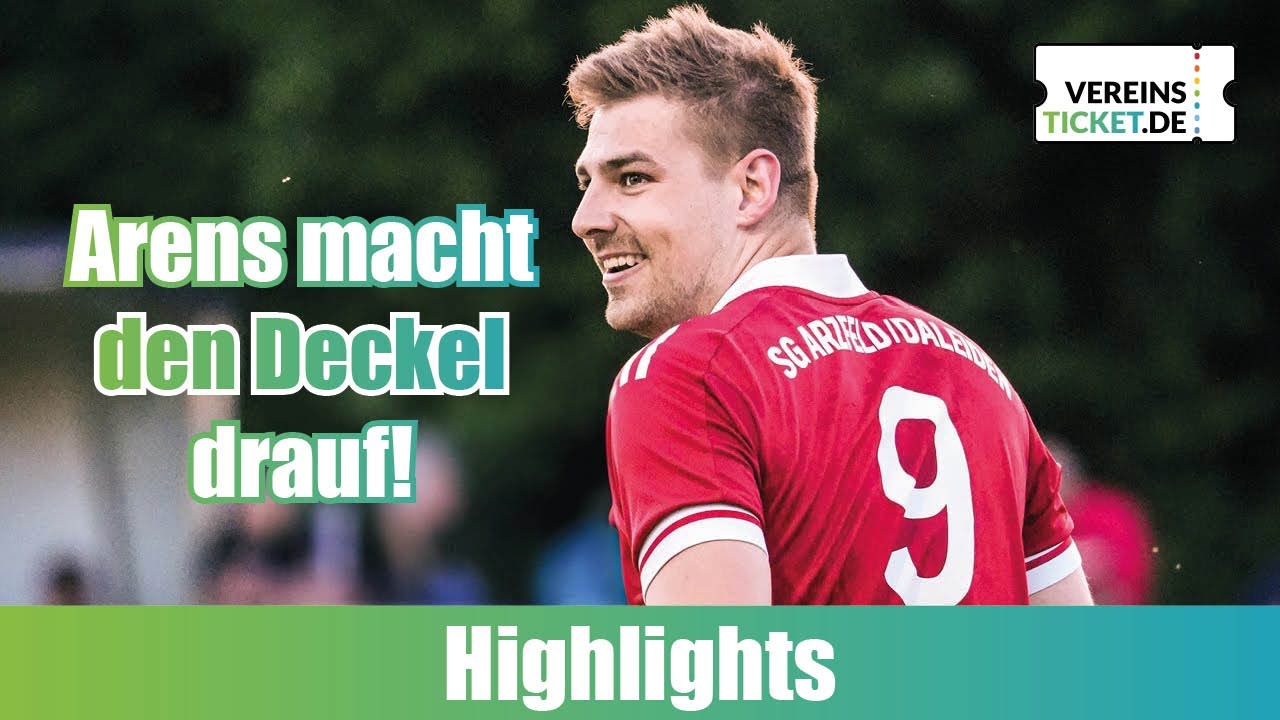Arens macht den Deckel drauf! SG Saartal - SG Daleiden - YouTube