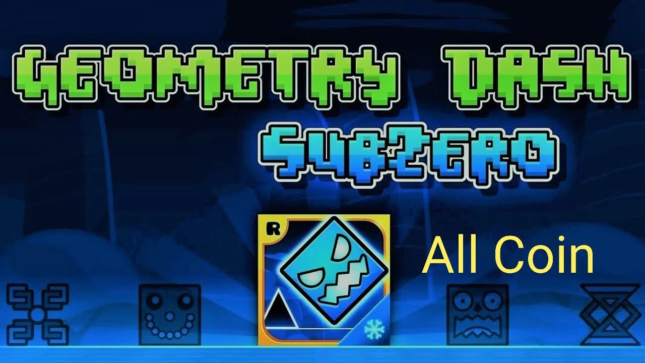 Phá đảo subzero ( tất cả coin ) | Geometry Dash Subzero - YouTube