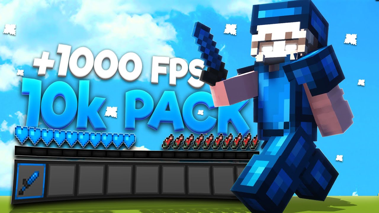 the best BOOST FPS resource pack for pvp - YouTube