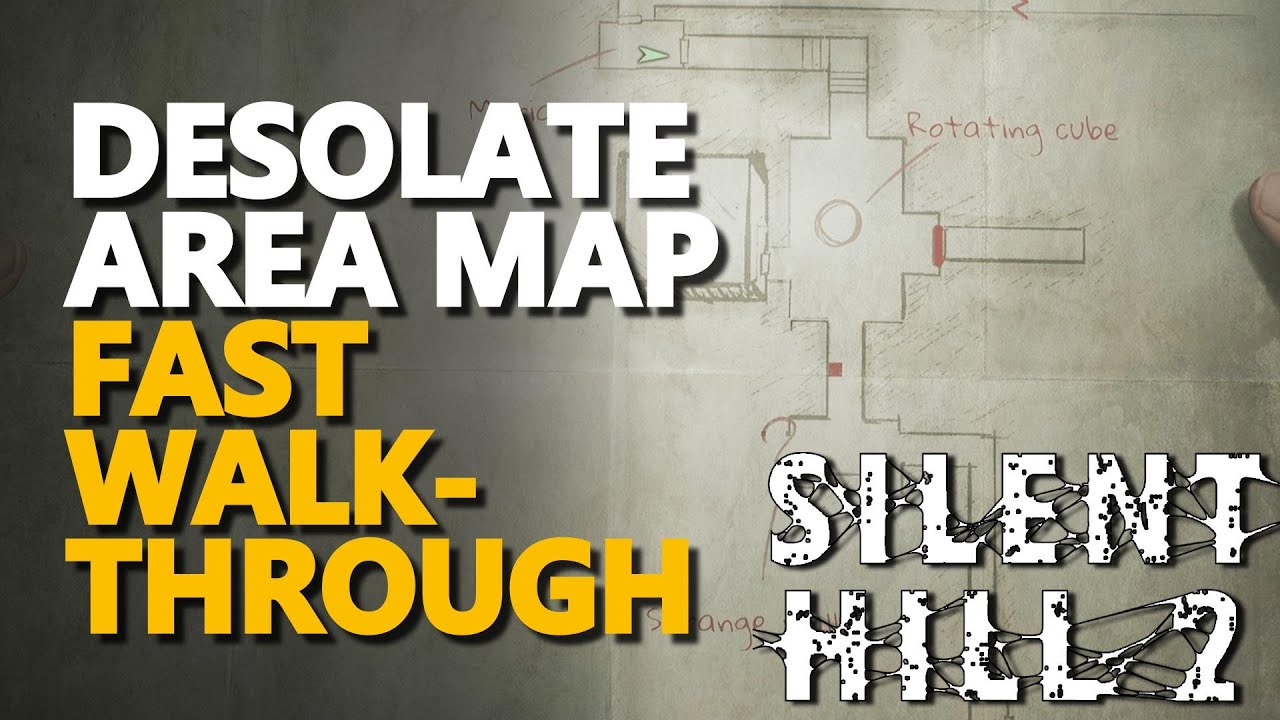 Desolate Area Map FAST Walkthrough Silent Hill 2 Remake - YouTube