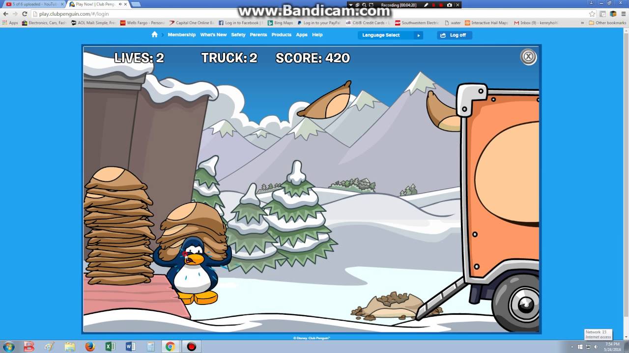 Club Penguin| Working Hard - YouTube