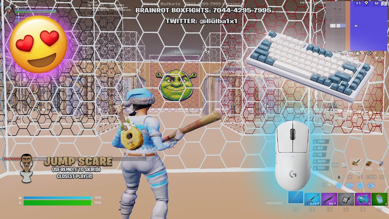 Custom Keyboard ASMR😍 BRAINROT Box PVP 📦 Satisfying Keyboard Fortnite ...