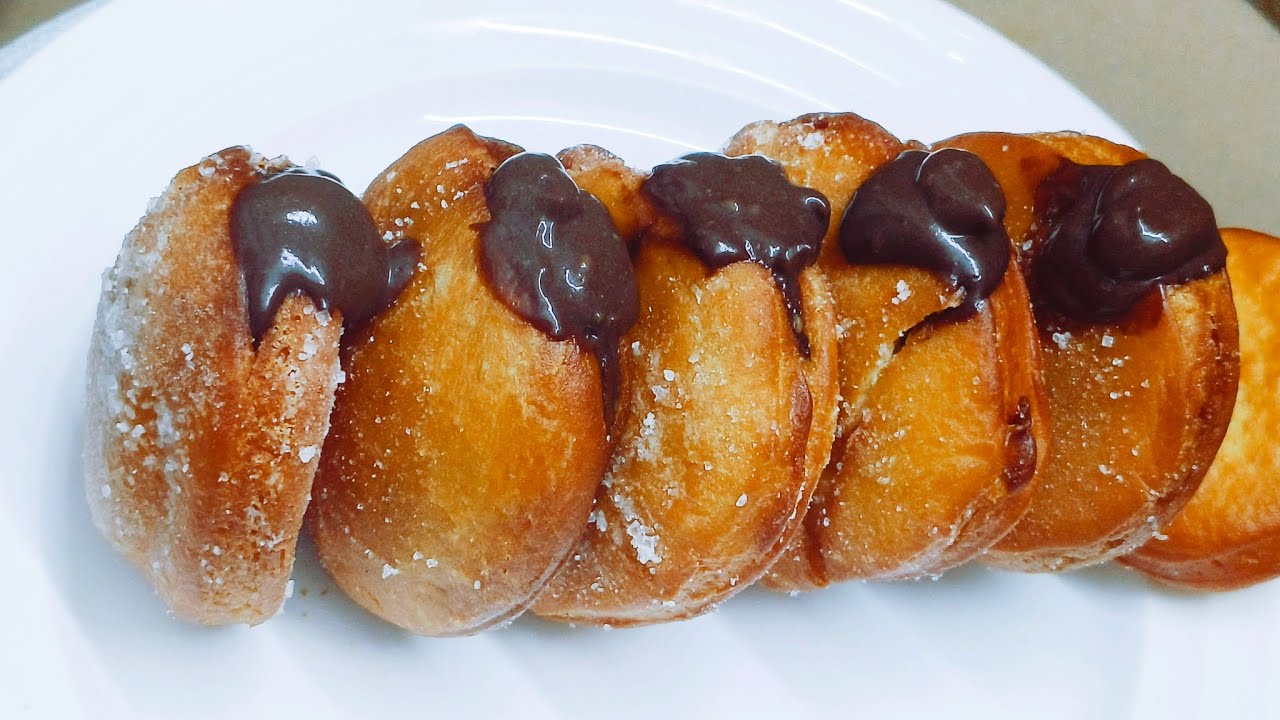 Chocolate Filled Donuts l Italian Donuts l Donuts Recipe - YouTube