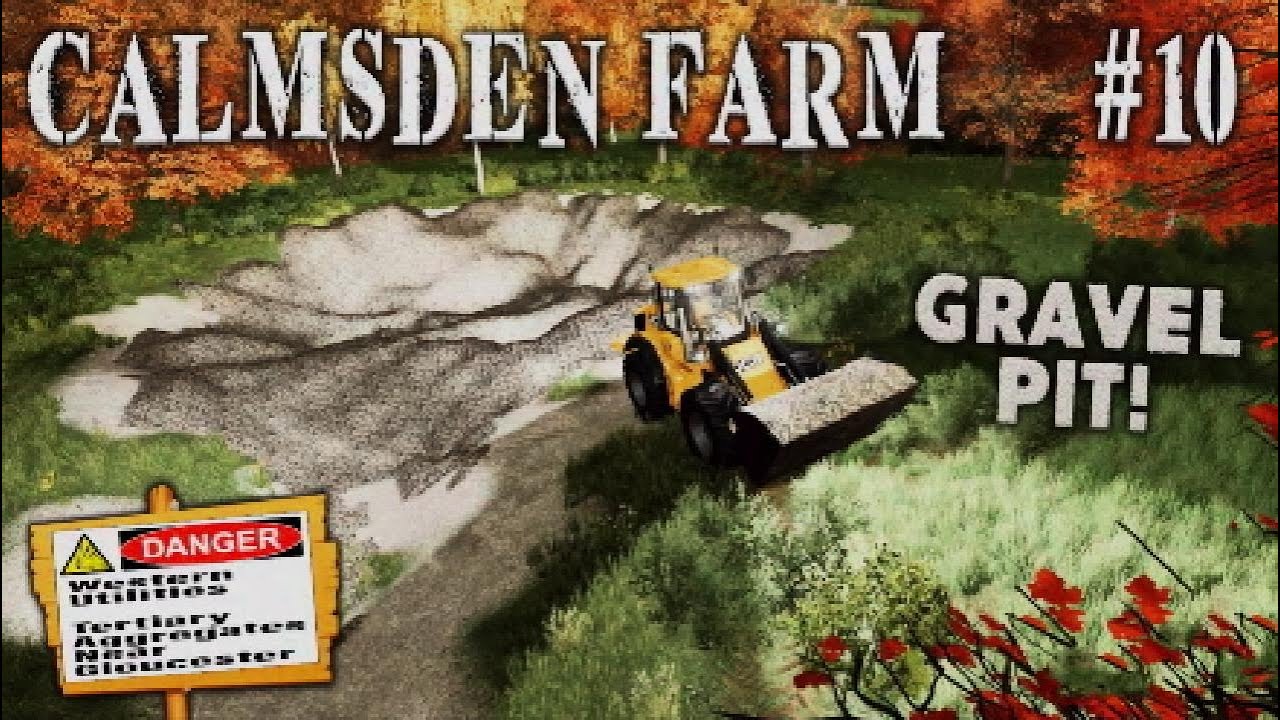 FS22 | CALMSDEN FARM | #10 | GRAVEL PIT! | Farming Simulator 22 PS5 Let ...