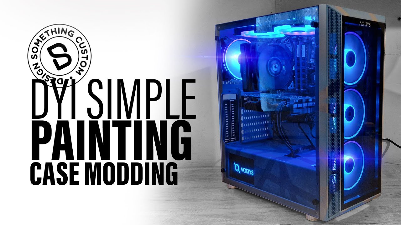 DYI Simple Paint Modding by Design Something | Case: AQIRYS Rigel - YouTube