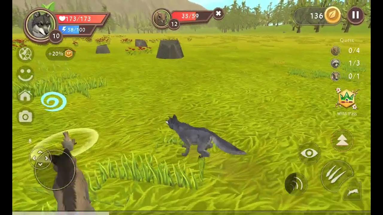 Katcat Wildcraft Playthrough Wolf Ep. 4: Raising Bailey the Pup - YouTube