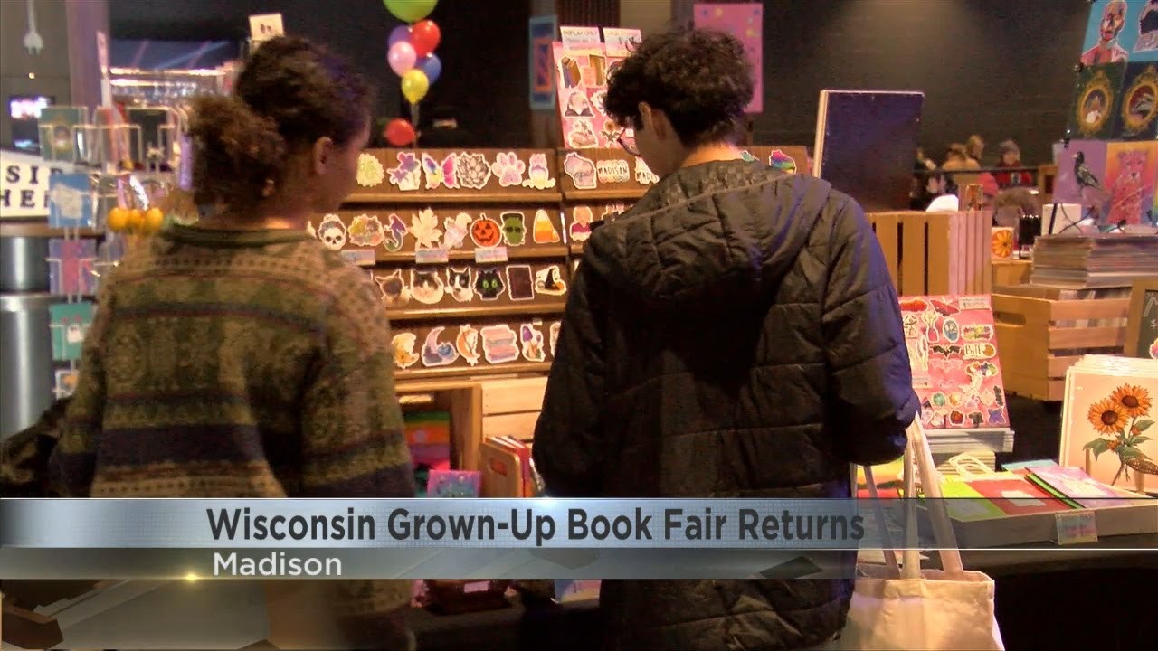 Wisconsin Grown-Up Book Fair returns for its 3rd year - YouTube