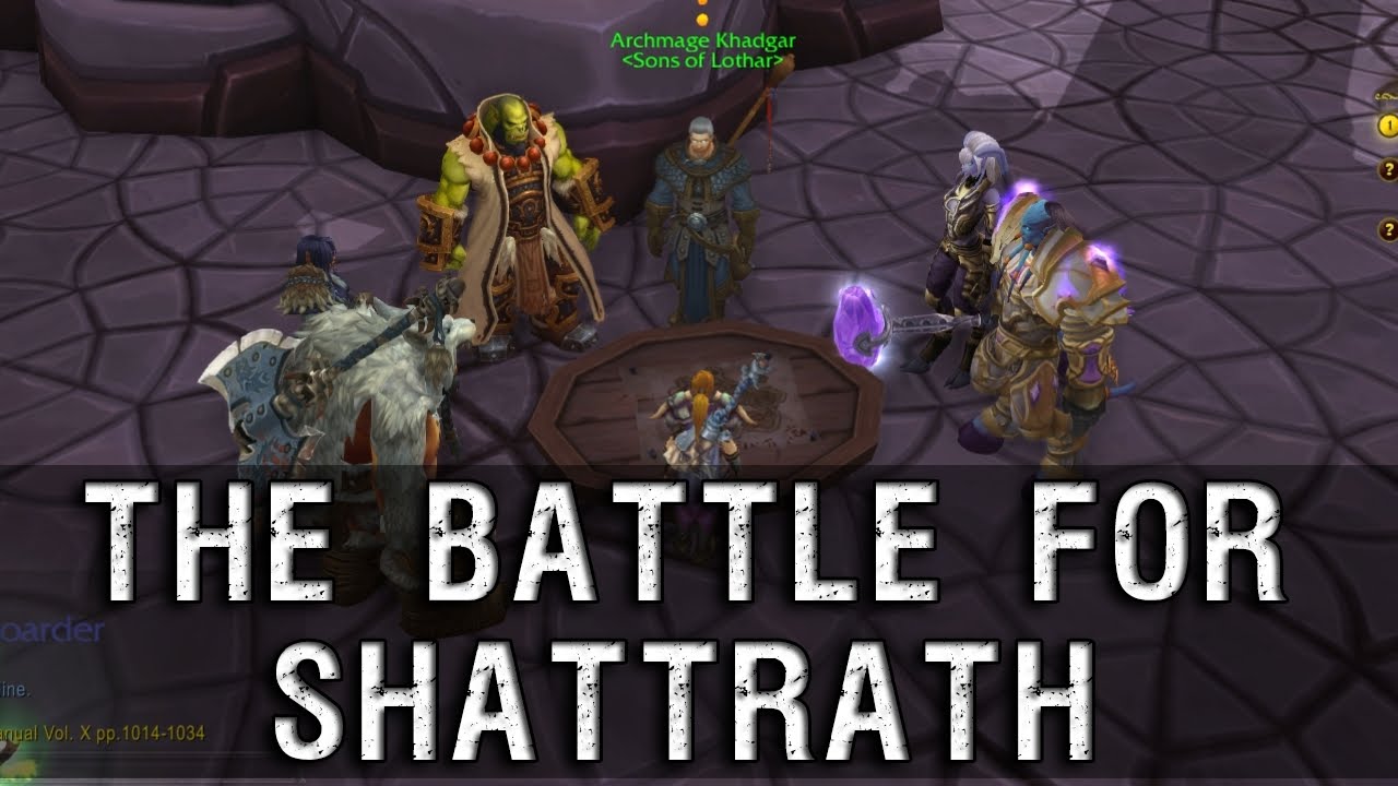The Battle For Shattrath - Warlords of Draenor - YouTube