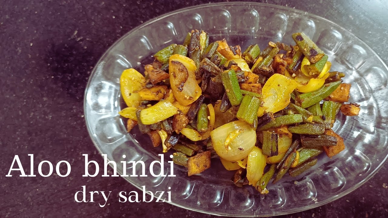 Easy Side Dish | Aloo Bhindi Dry Sabzi | Side Dish with Maggi Masala ...